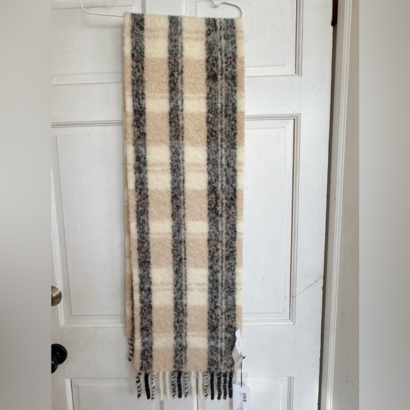 IRO | Accessories | Auray Plaid Alpaca Wool Scarf | Poshmark